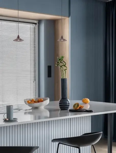 LED lustr Dro hnědé