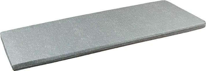 Bellatex Sedák na lavici hladký Šedá,Bílá 40x120 cm