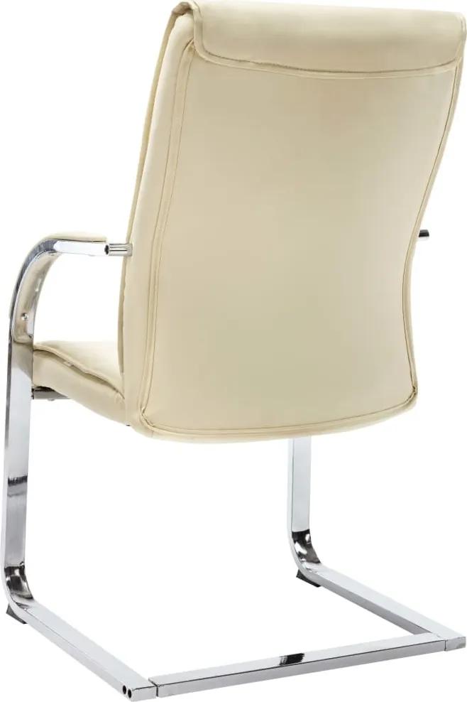 vidaXL Konzolová kancelářská židle umělá kůže [289342] Barva: Hnědá