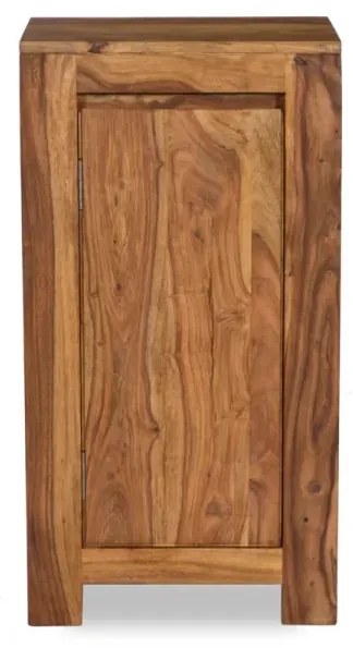 furniture-nabytek.cz - Masivní koupelnová skříňka pod umyvadlo Leostone z palisandru, lakovaná, hnědá – 42×30×80 cm