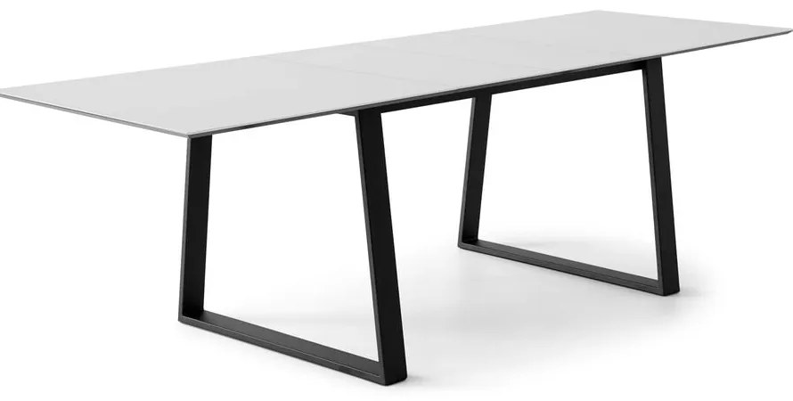 Bílý rozkládací jídelní stůl s bílou deskou 90x165 cm Meza – Hammel Furniture