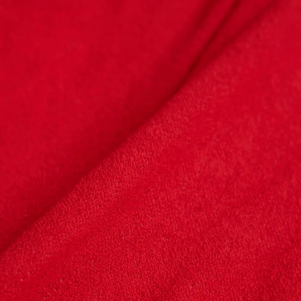 Smolka Froté prostěradlo - Červená Velikost: 90*200 cm