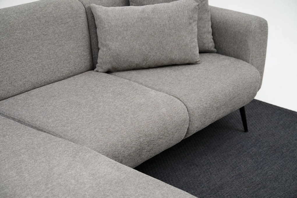 Hanah Home Rohová pohovka SIDE světle šedá levá