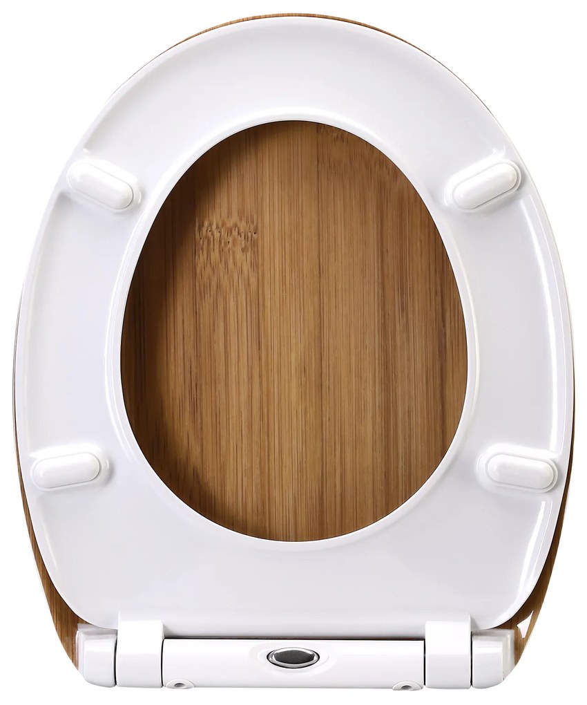 WC sedátko s automatickým spouštěním dekor bambus 108926