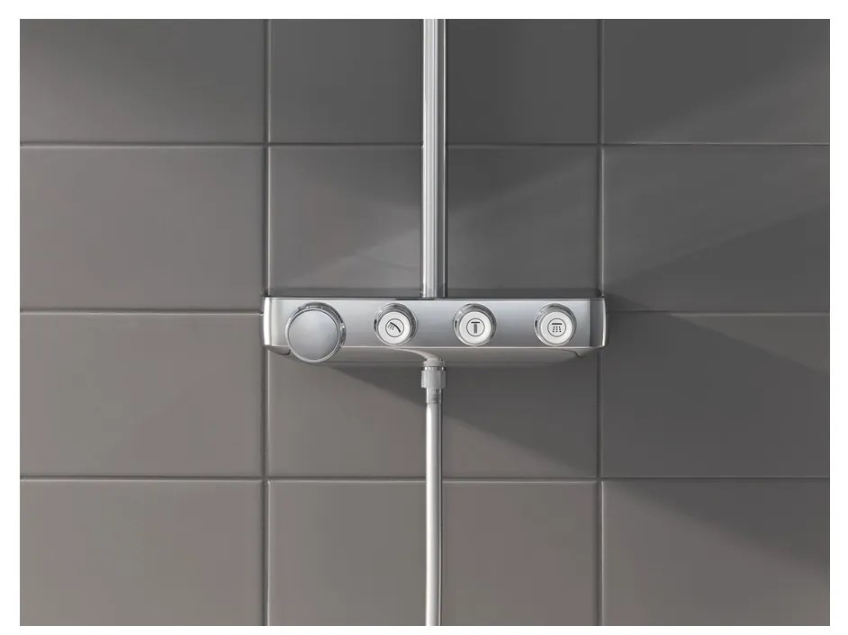 Grohe Euphoria SmartControl System 310 Cube Duo - Sprchový systém s termostatem na stěnu, chrom 26508000