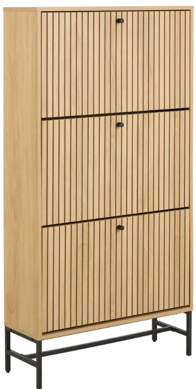 Výklopný botník ALBANY 71,6 cm dub přírodní