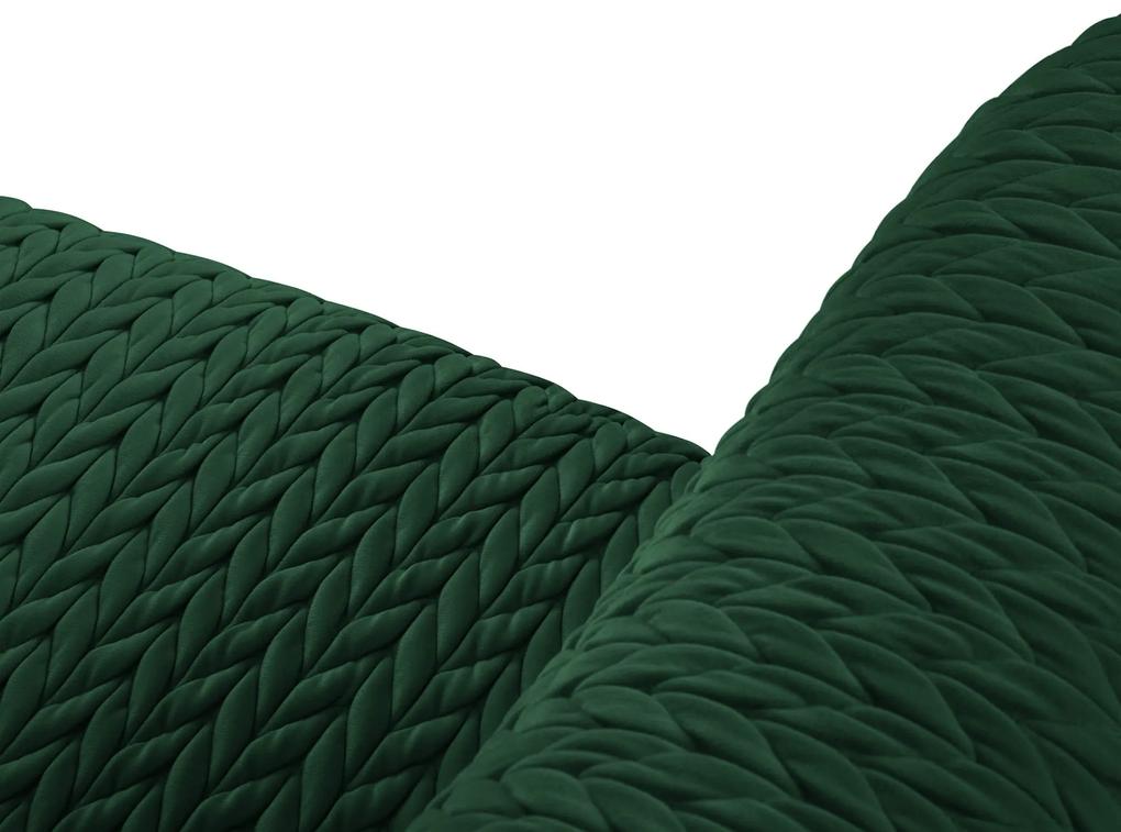 Třímístná pohovka avera 225 cm zelená MUZZA
