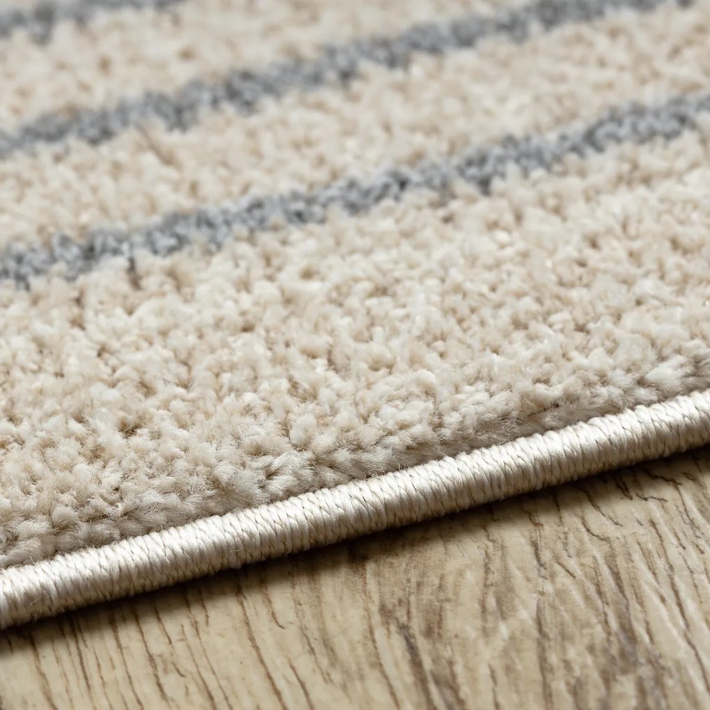 Dywany Łuszczów, Kusový koberec Fusion 0815 cream/beige, 180x270, béžová, kancelář