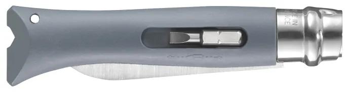 Opinel DIY N°09 multifunkční nůž 8 cm, šedá, 001792