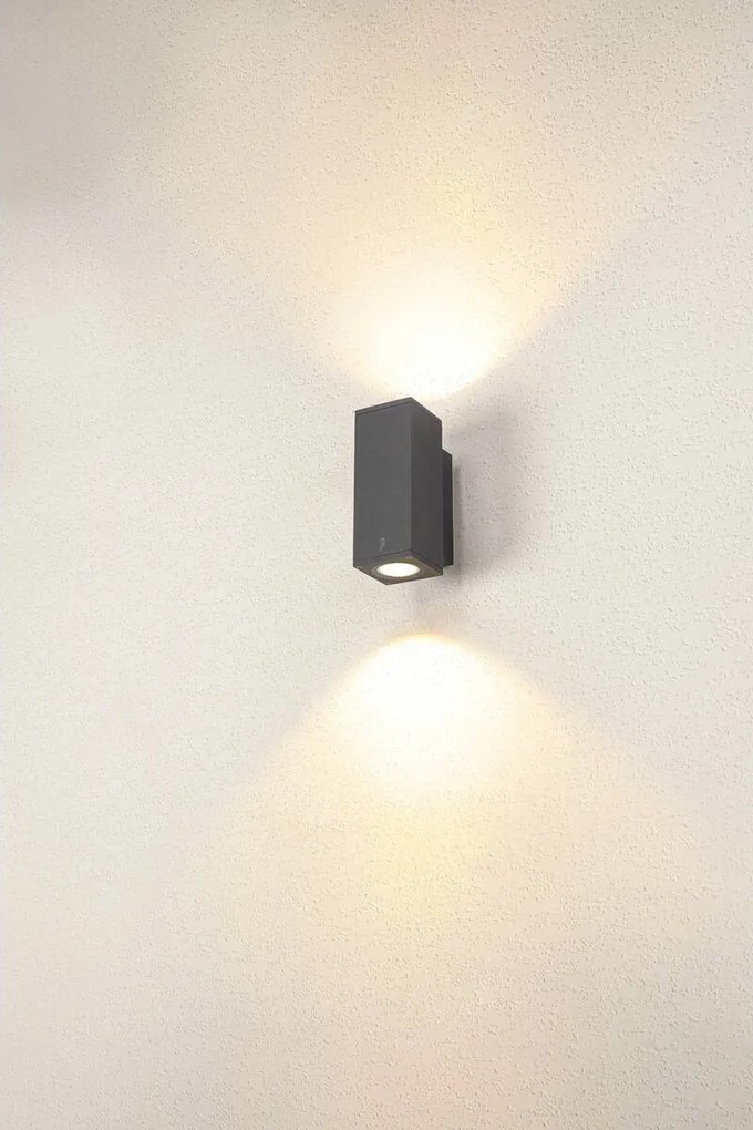 LA 1003418 ENOLA SQUARE UP/DOWN S Outdoor, nástěnné LED svítidlo, antracitové - BIG WHITE (SLV)