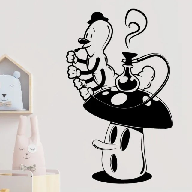 Samolepka Houba se stonožkou