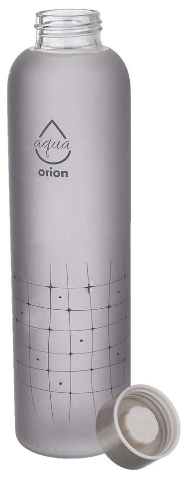 Šedá skleněná lahev 750 ml Mřížka – Orion