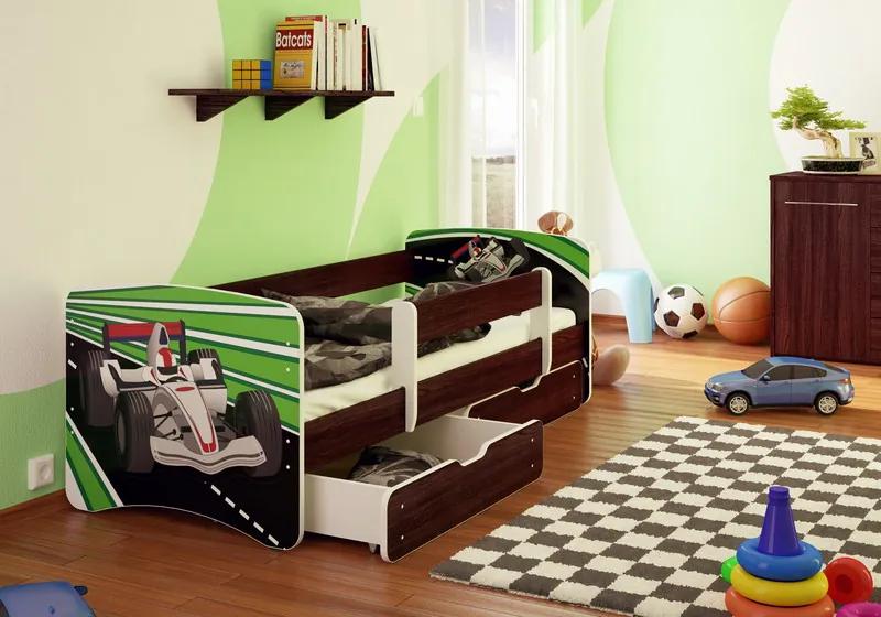 Dětská postel Nico vzor 49 160x80 cm - bílá barva zábrany