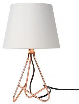 Lucide GITTA - stolní lampa - Ø 17 cm - Měď 47500/81/17