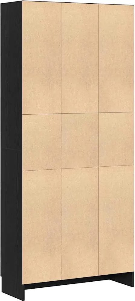 Knihovna 4 úrovní 82,5 x 30,5 x 185 cm Kompozitní dřevo 3329277