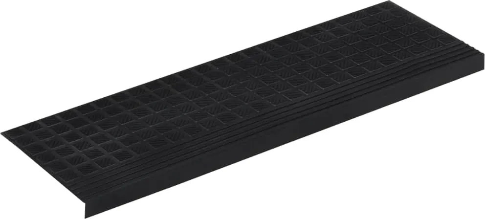 Nášlapy na schody 10 ks 25 x 75 cm guma 155639