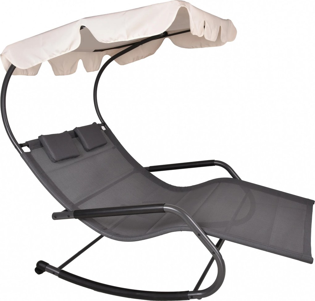 XXXLutz ZAHRADNÍ LEHÁTKO kov, plast Gardenson - Online Only zahradní nábytek - 002836039601