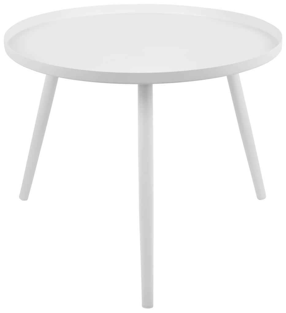 Select Time Bílý odkládací stolek Lewo, 50 cm
