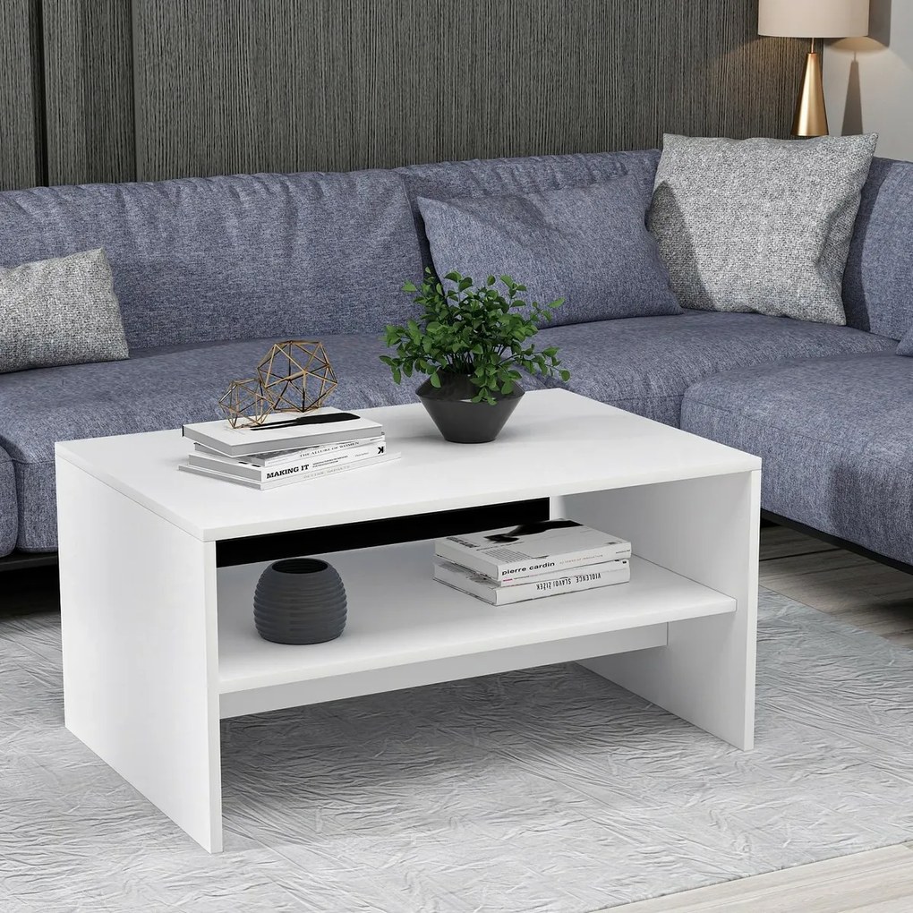 Konferenční stolek Apollon White