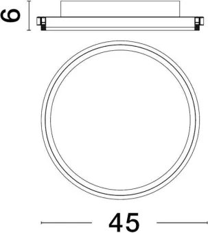 Stropní LED svítidlo NOVA LUCE WILLOW 38W 3000K 9212911