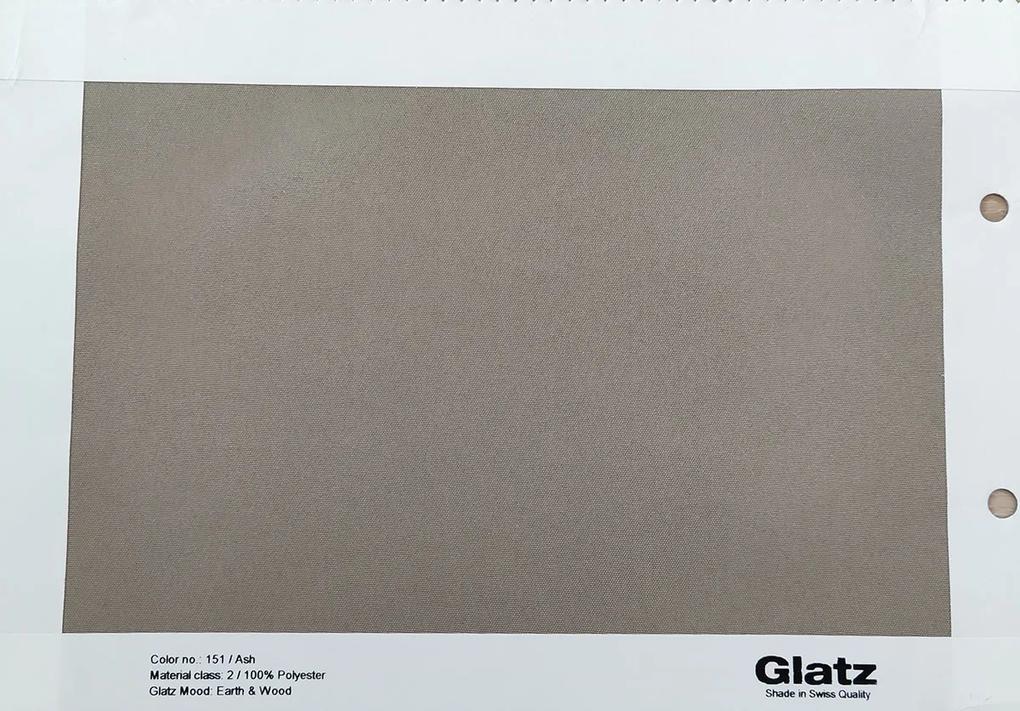 Slunečník GLATZ Alu-Smart Easy 210 x 150 cm šedo-béžová (151)