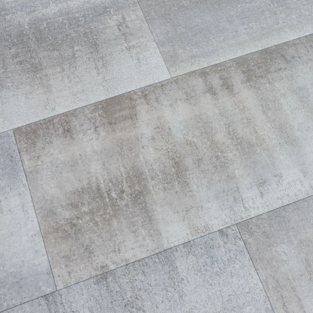 Gerflor, PVC podlaha - lino AladinTex Plus 2130 Nice Stone, na míru, šíře 4m, šedá, filc, chodba / předsíň