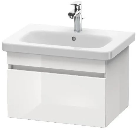 Duravit DuraStyle - Umyvadlová skříňka 40x58x45 cm, 1 zásuvka, lesklá bílá DS638002222