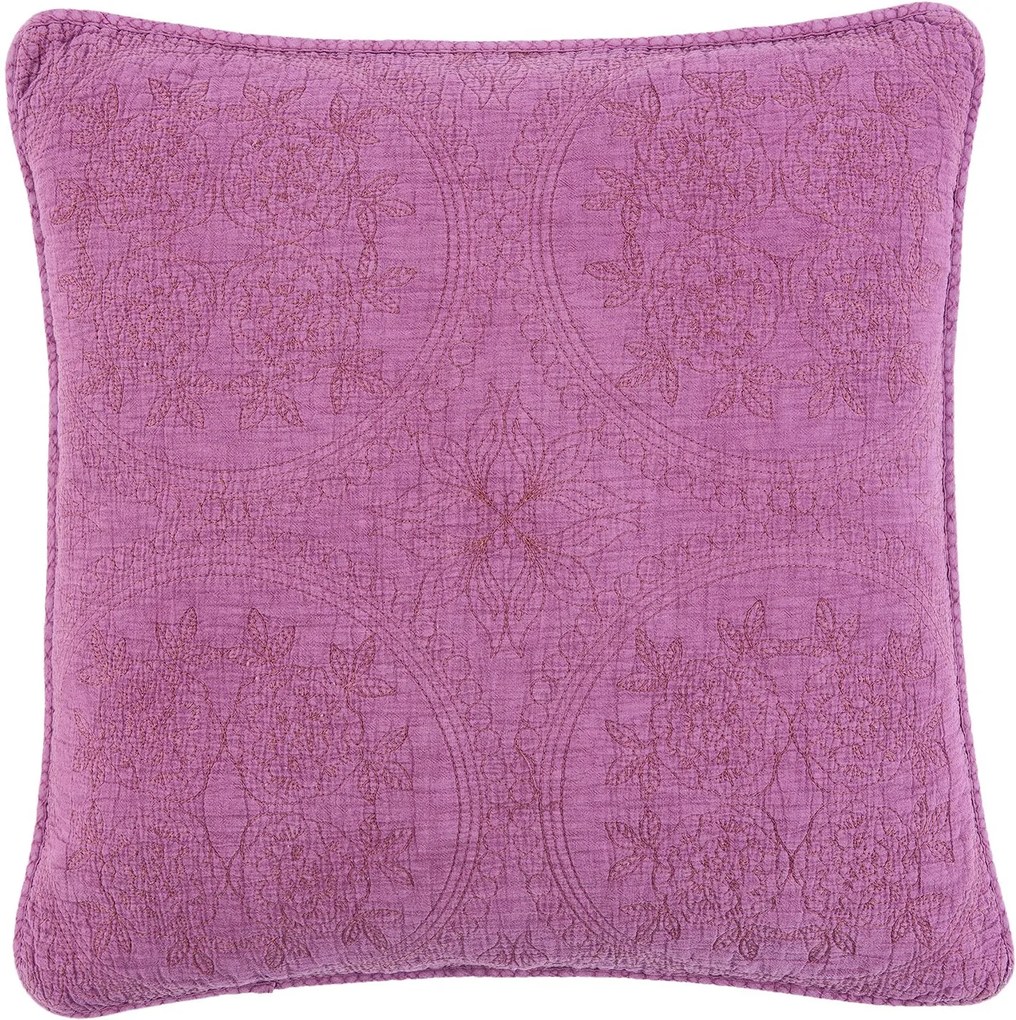 Růžový vintage povlak na polštář Quilt 181 - 50*50 cm