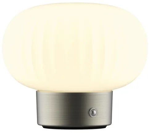 LED Stmívatelná dotyková stolní lampa LATTE LED/1,8W/5V USB 2000 mAh chrom/bílá