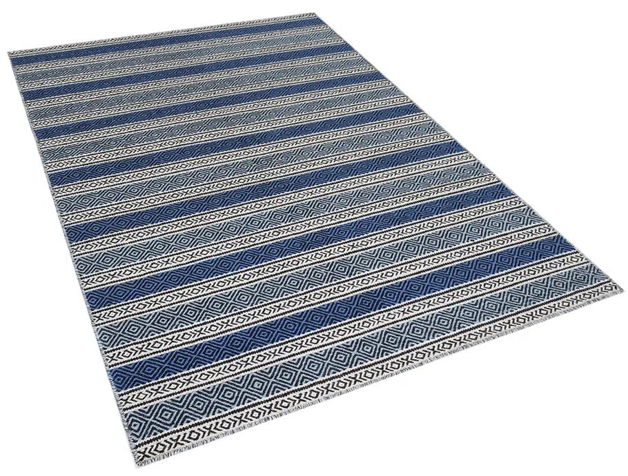 Modrý orientální koberec 160x230 cm - PATNOS