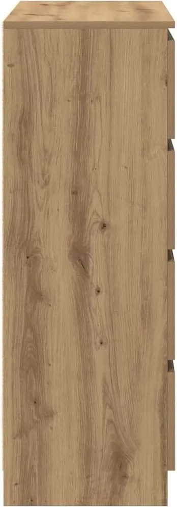 Příborník dub artisan 80x35x99 cm kompozitní dřevo 3328488