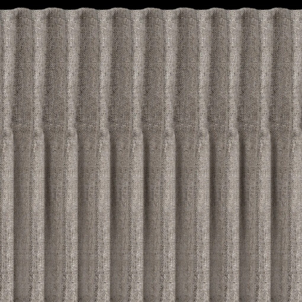 ZATEMŇOVACÍ ZÁVĚS (100%) NA PÁSCE ZOEY 140X270 CM TMAVĚBÉŽOVÝ