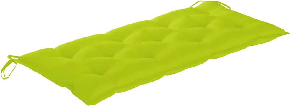 Zahradní lavice s poduškou 120 cm bambus 3063902
