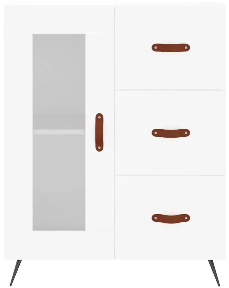 Skříň highboard bílá 69,5 x 34 x 180 cm kompozitní dřevo,  3189477