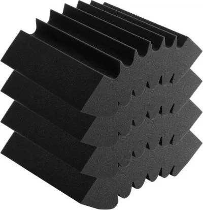 akustické pěnové panely 4 balení 41,9 × 16 × 30,5 cm Lepidlo na stěnový strop