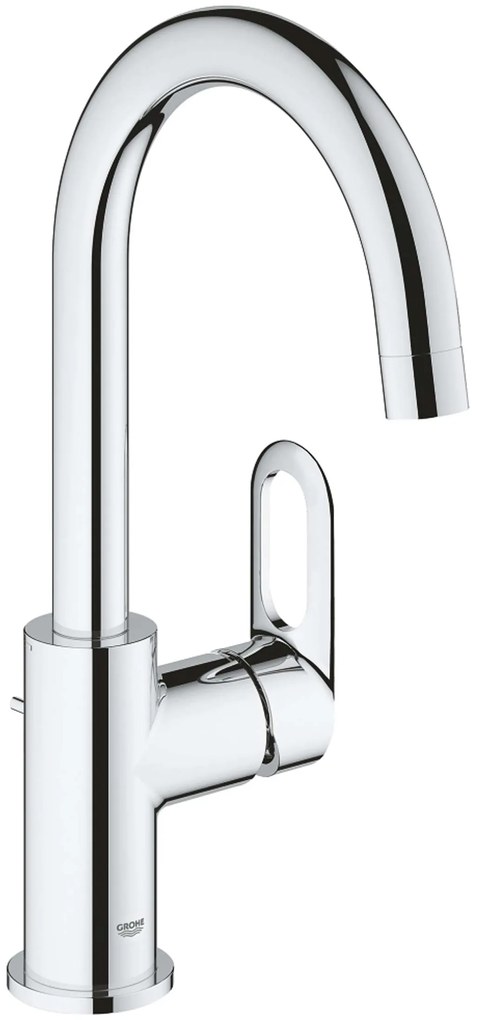 Grohe BauLoop - Umyvadlová baterie s výpustí, chrom 23091000
