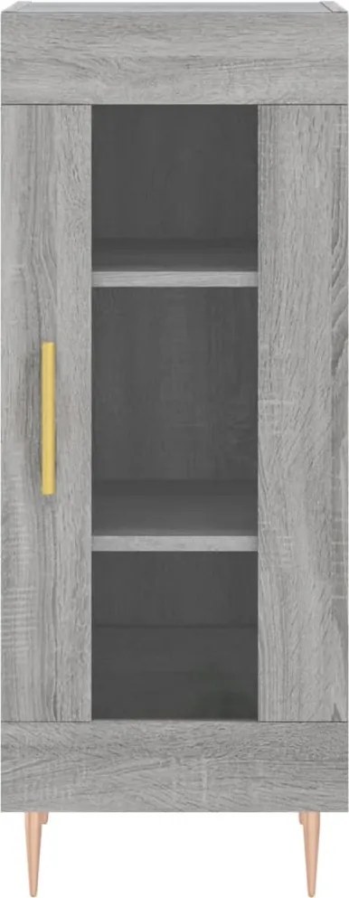 Skříň highboard šedá sonoma 34,5 x 34 x 180 cm kompozitní dřevo 3199039