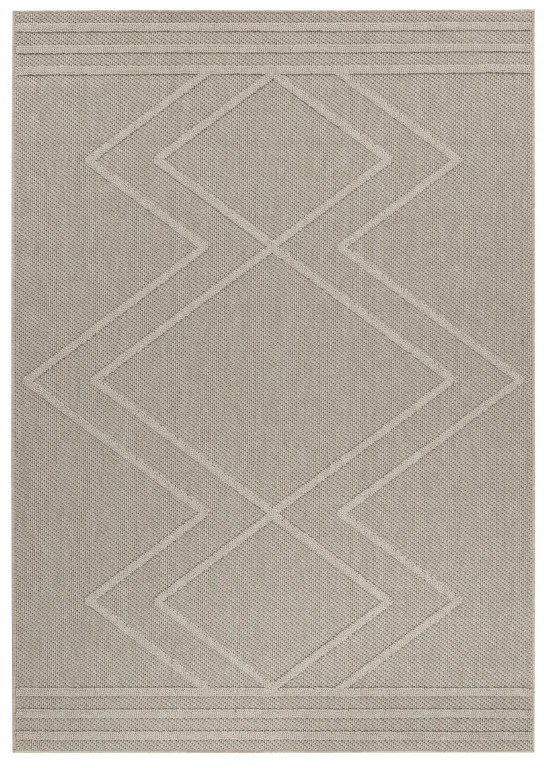 Ayyildiz, Kusový koberec Patara 4954 Beige – na ven i na doma, 160x230, béžová, chodba / předsíň
