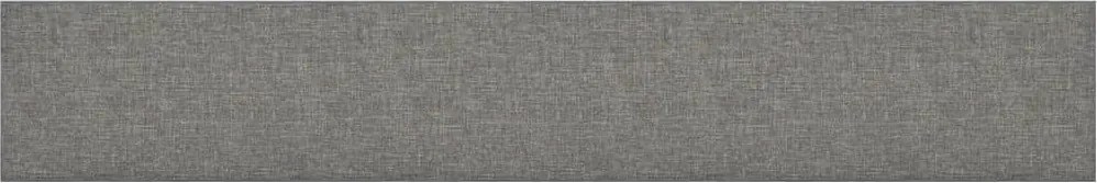 vidaXL Nástěnné panely 12 ks 90 x 15 cm textil 1,62 m² [343873] Barva: světle šedá