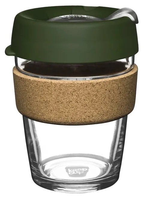 Zelený cestovní hrnek 340 ml Brew Cork Pine M – KeepCup