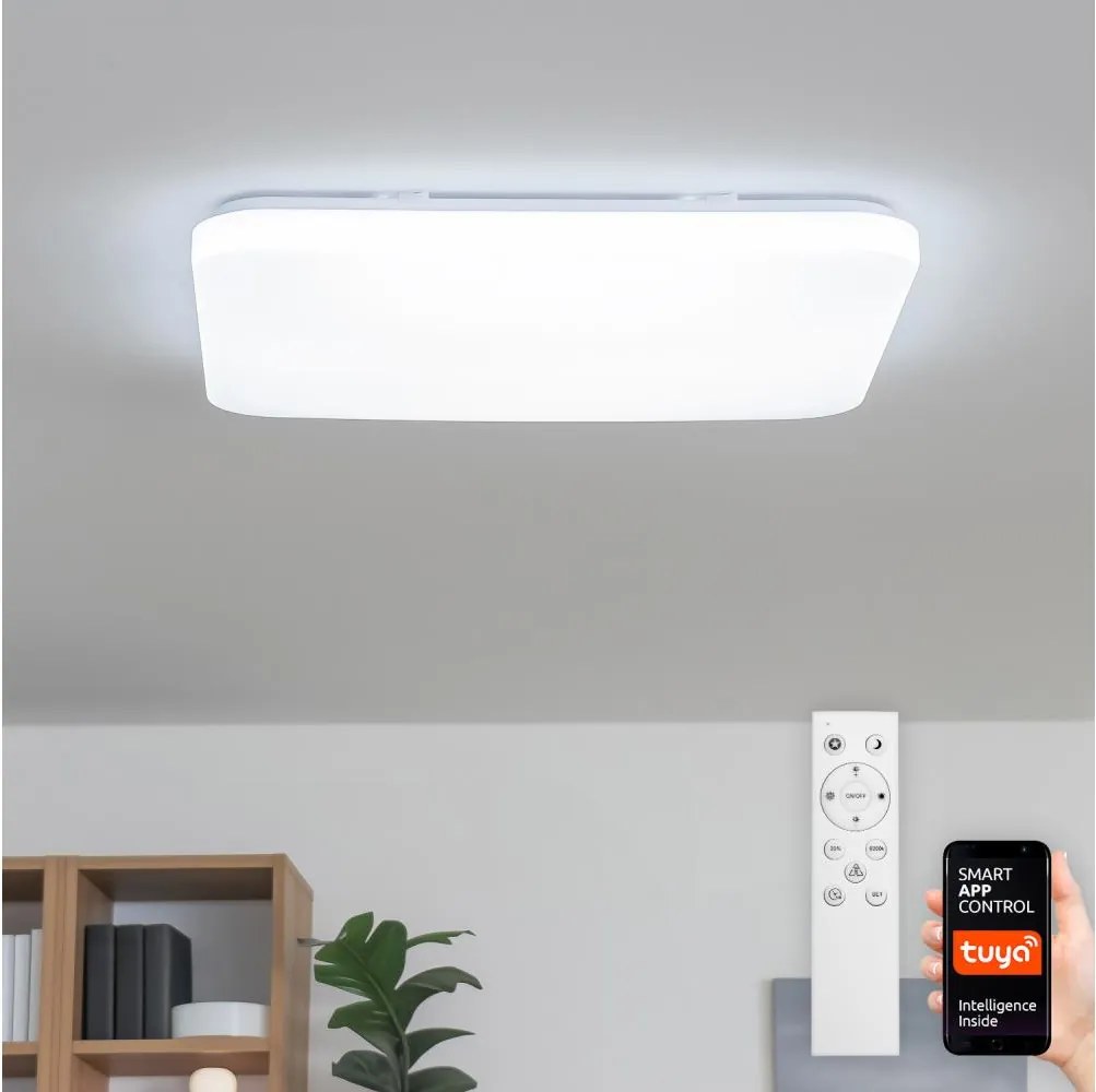 Brilagi - LED Stm. strop. svítidlo SMART LED/36W/230V 53x53 cm Wi-Fi Tuya + DO