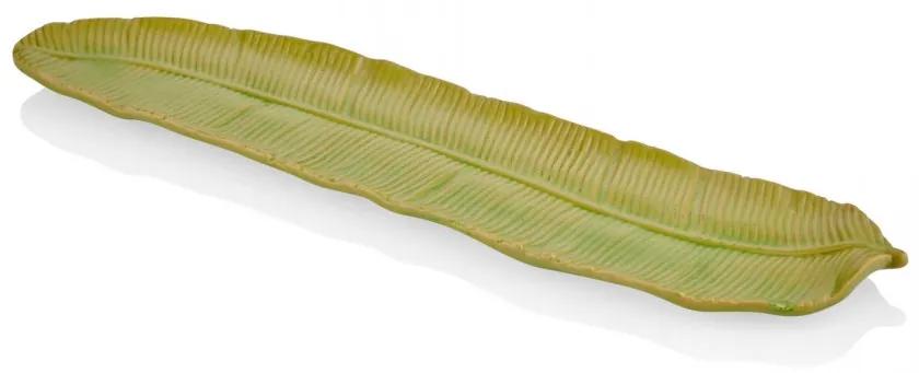 Hanah Home Keramický podnos Leaf 41 cm