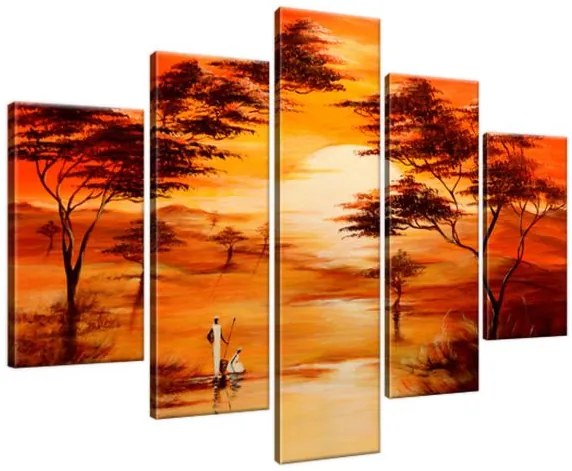 Ručně malovaný obraz Nádherná Afrika 150x105cm RM1504A_5H