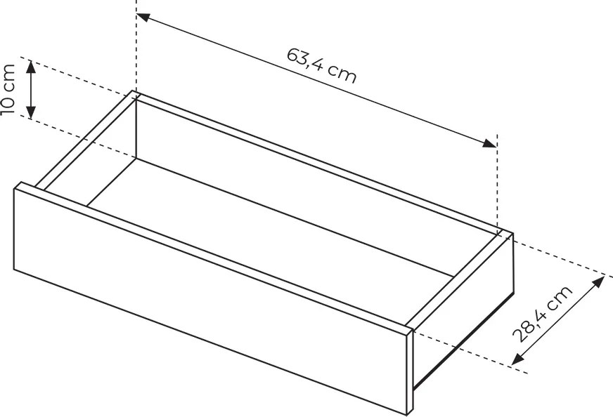 LOVI c | TV stolek RTV 2D1S | 196 cm | dub cremona