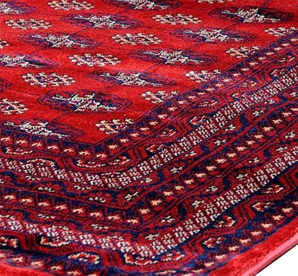 BE Koberec Abu Dhabi 6276 RED - červený obdélníkový Rozměr: 120x180 cm