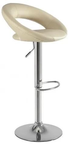 Otočná barová židle CARINO - béžová - 3D4829 | BIANO