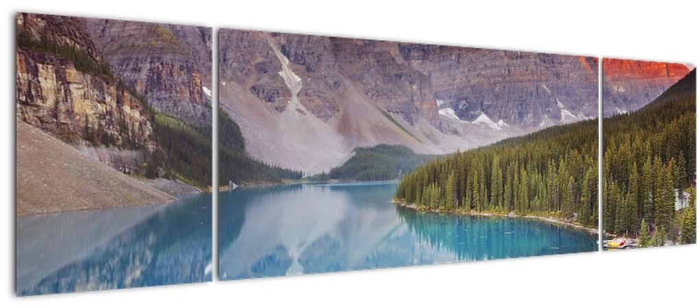 Obraz - Horská kanadská krajina (170x50 cm)