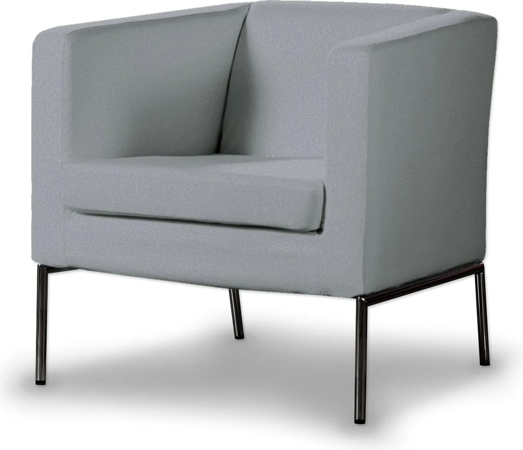 Potah na křeslo IKEA Klappsta barva šedá látka pletený vzor