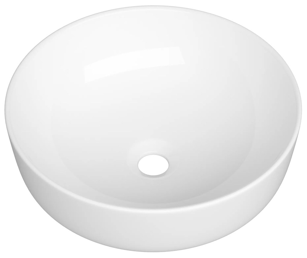 Gamma Bona, umyvadlo na desku 417x417x135 mm, bílá lesklá, GMA-UC-BONA
