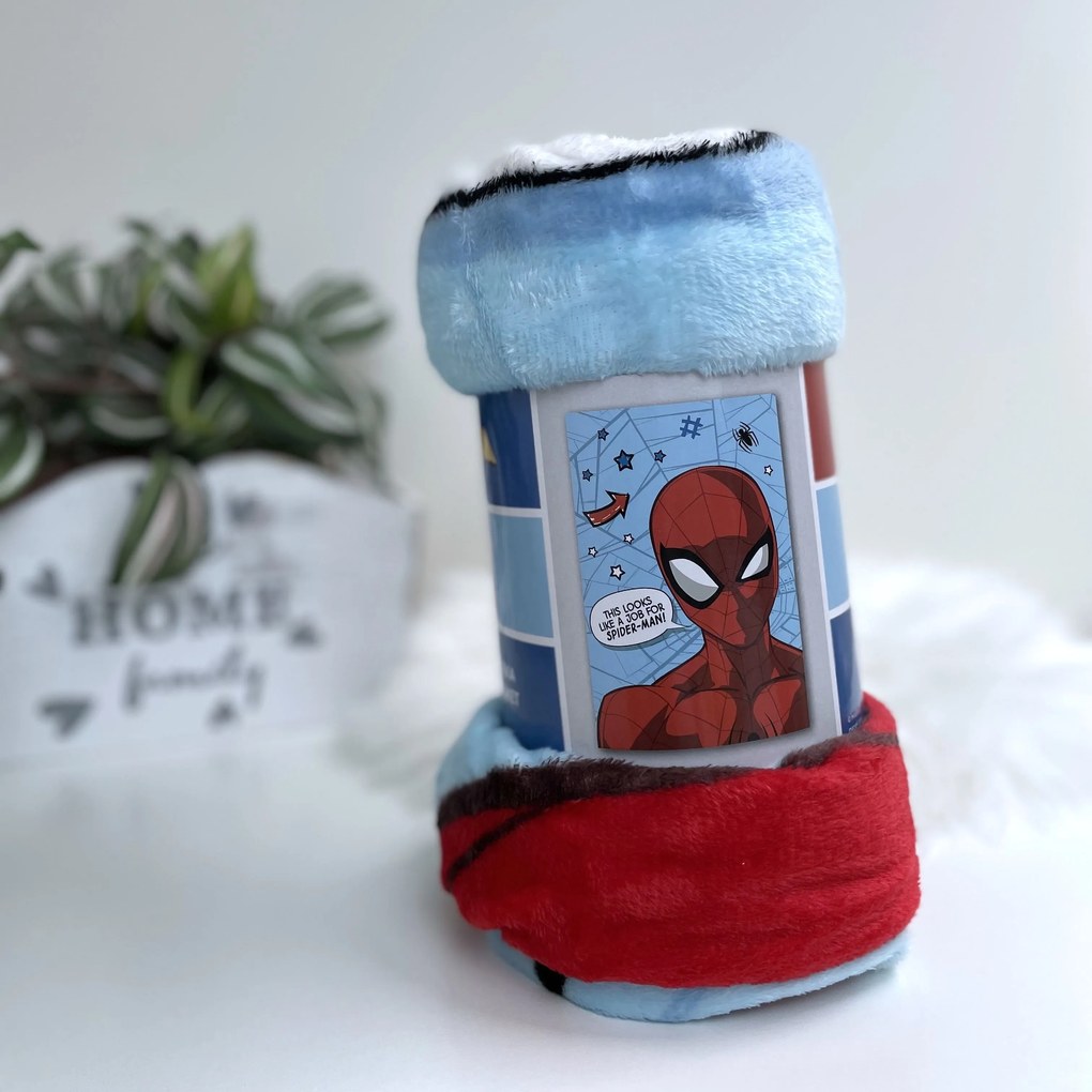 Jerry Fabrics Deka mikroflanel 100x150 cm - Spider-man